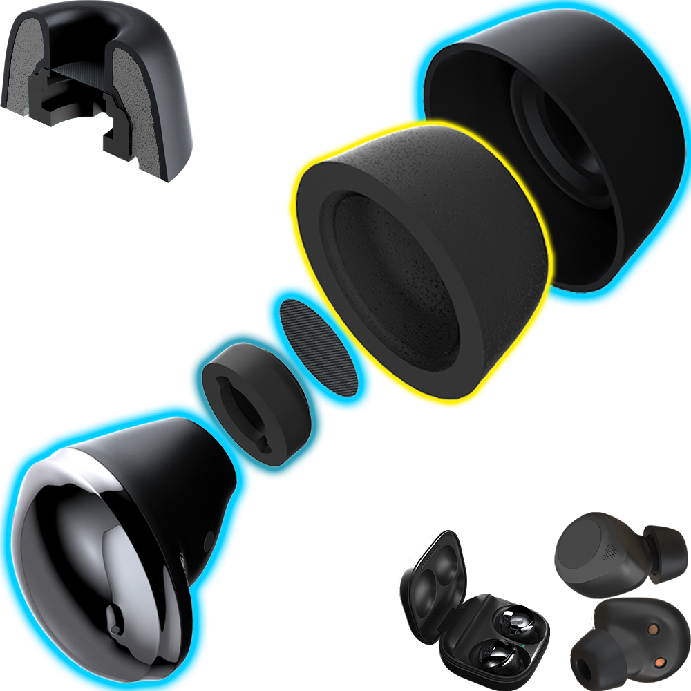 Memory Foams Pro ACTIVE Ear Tips – CharJenPro
