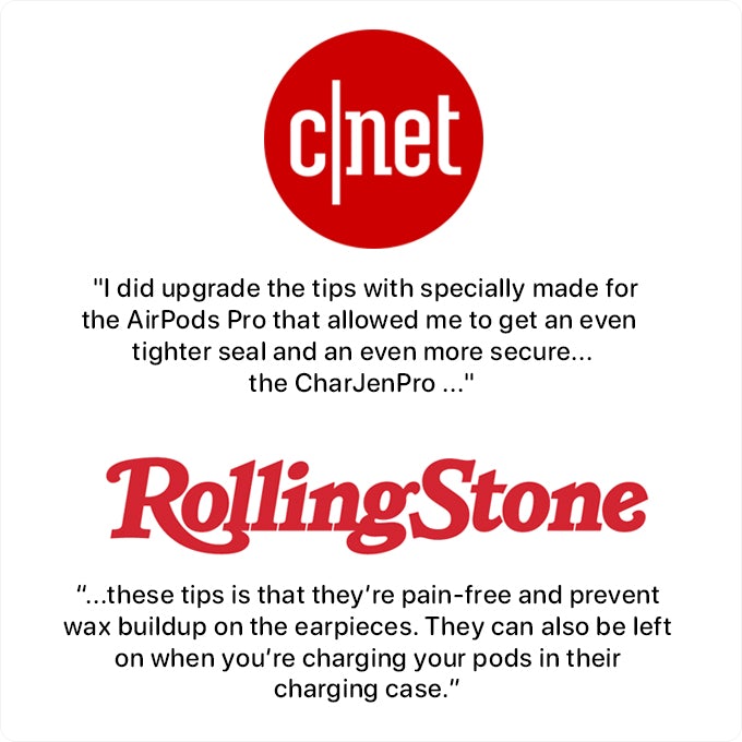 AirFoams Pro Active 2.0 Ear Tips – CharJenPro