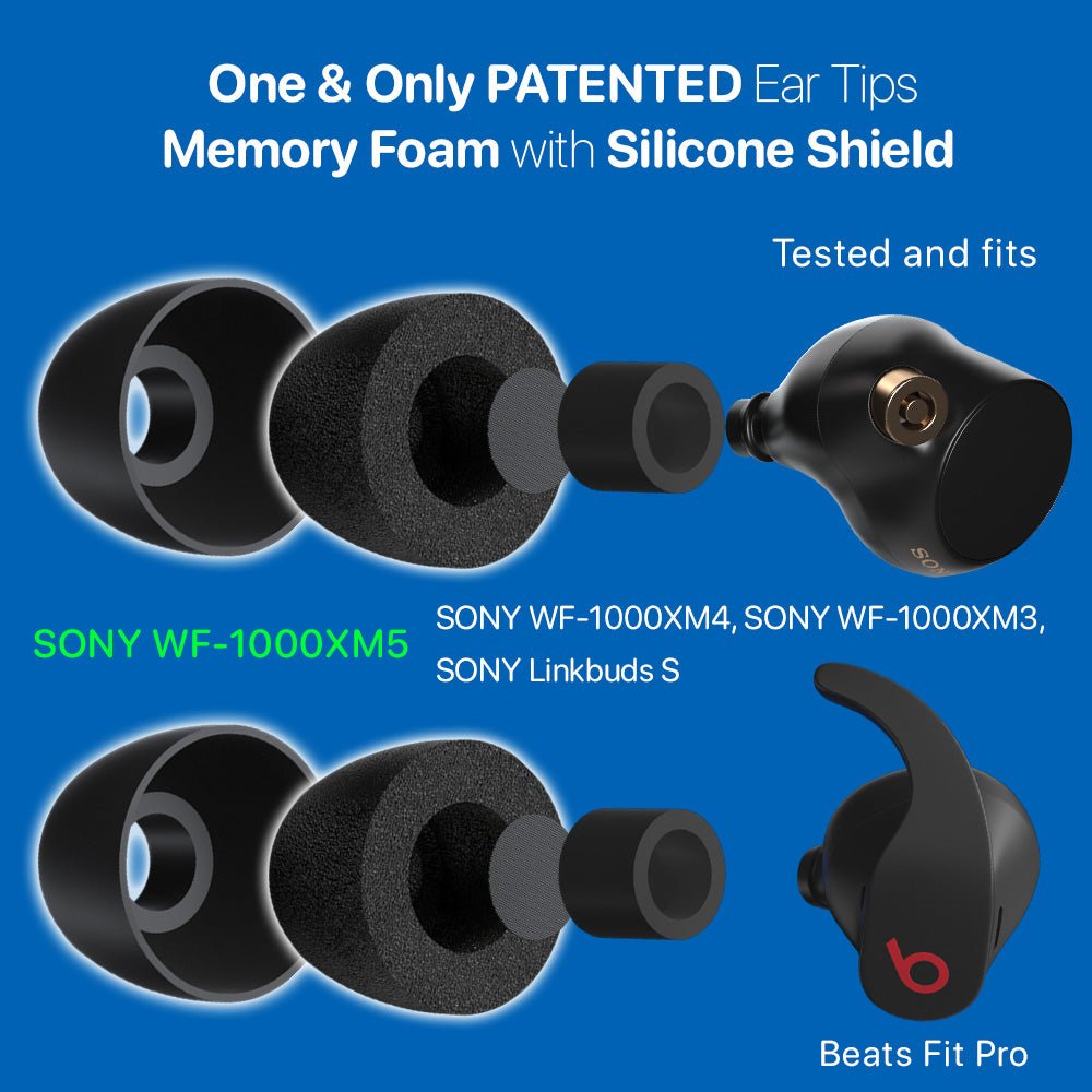 AirFoams Pro Universal Ear Tips – CharJenPro